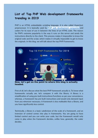 PPT - Top 12 PHP Frameworks 2016 PowerPoint Presentation, free download ...