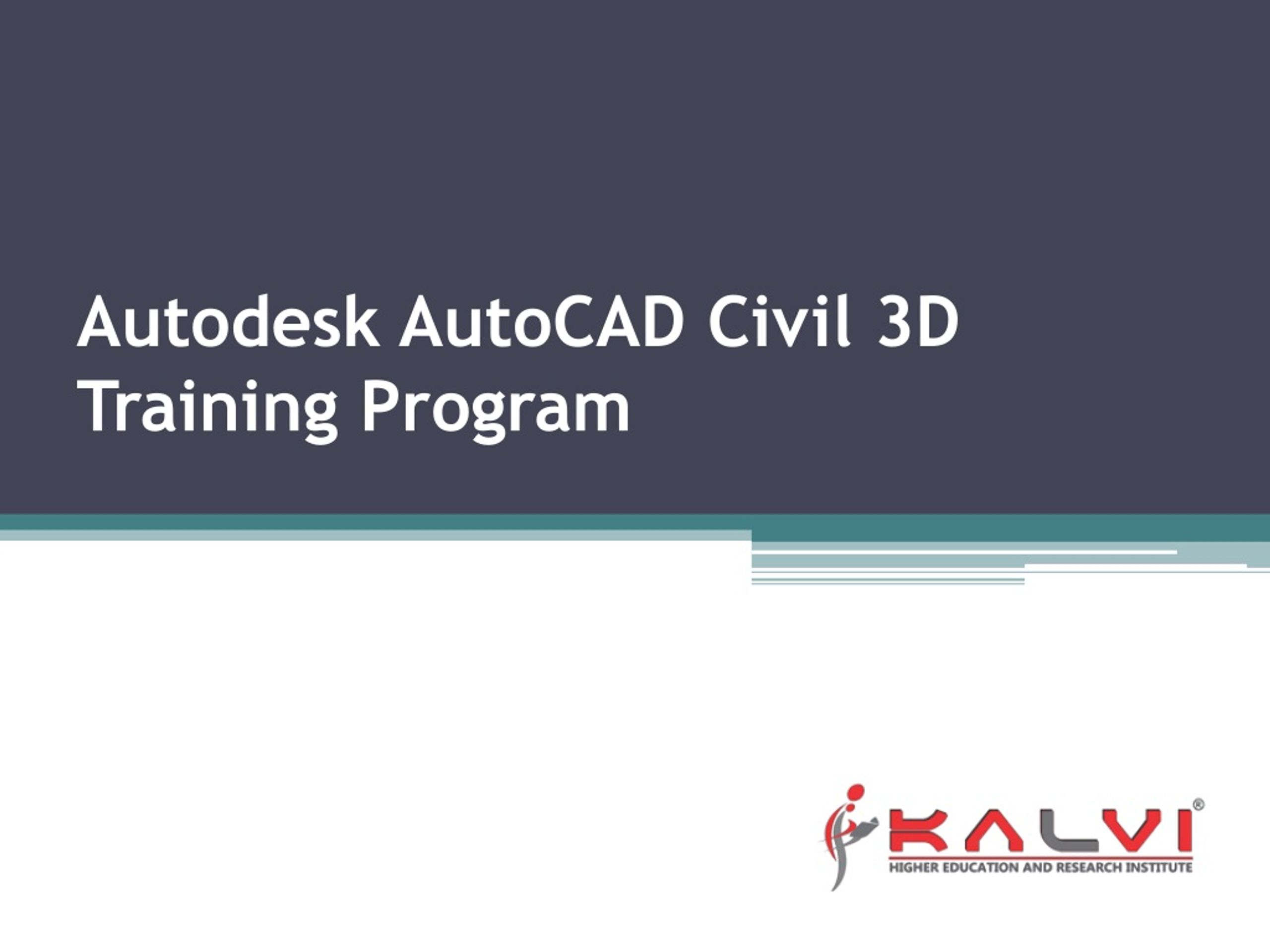 PPT - Autodesk AutoCAD Civil 3D Training Program PowerPoint ...