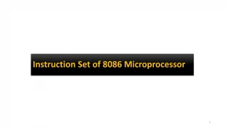 PPT - Introduction to 8086 Microprocessor PowerPoint Presentation, free download - ID:577481