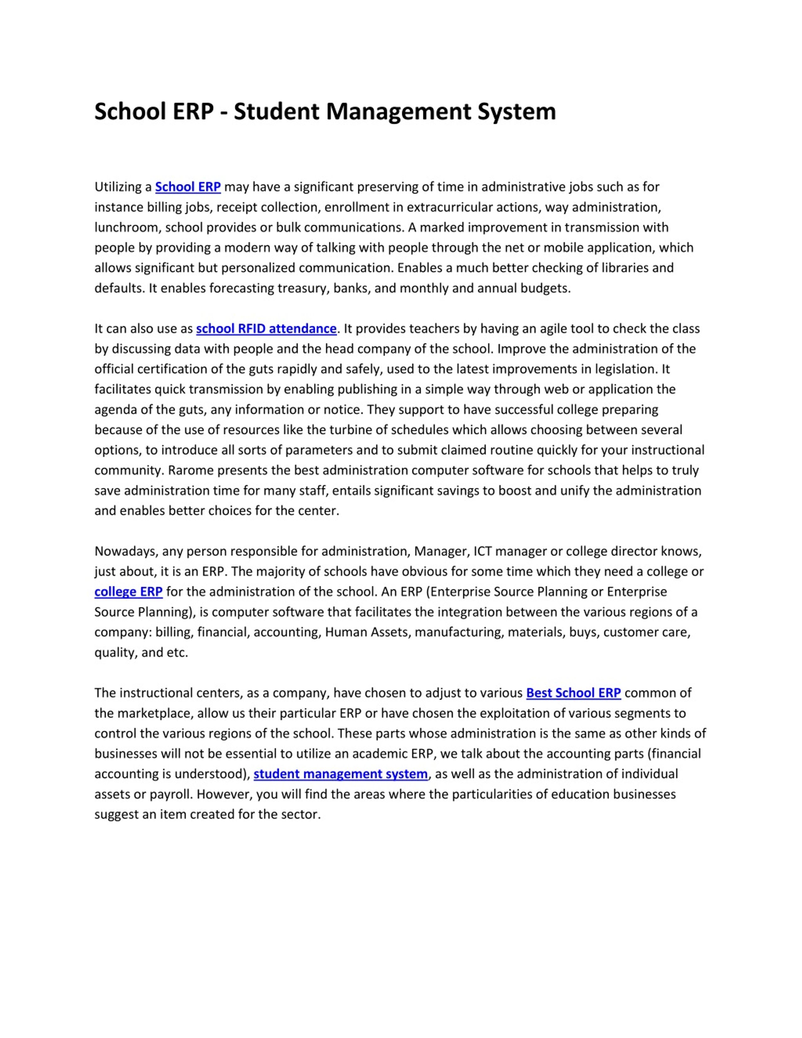 PPT - School ERP - Student Management System PowerPoint Presentation ...