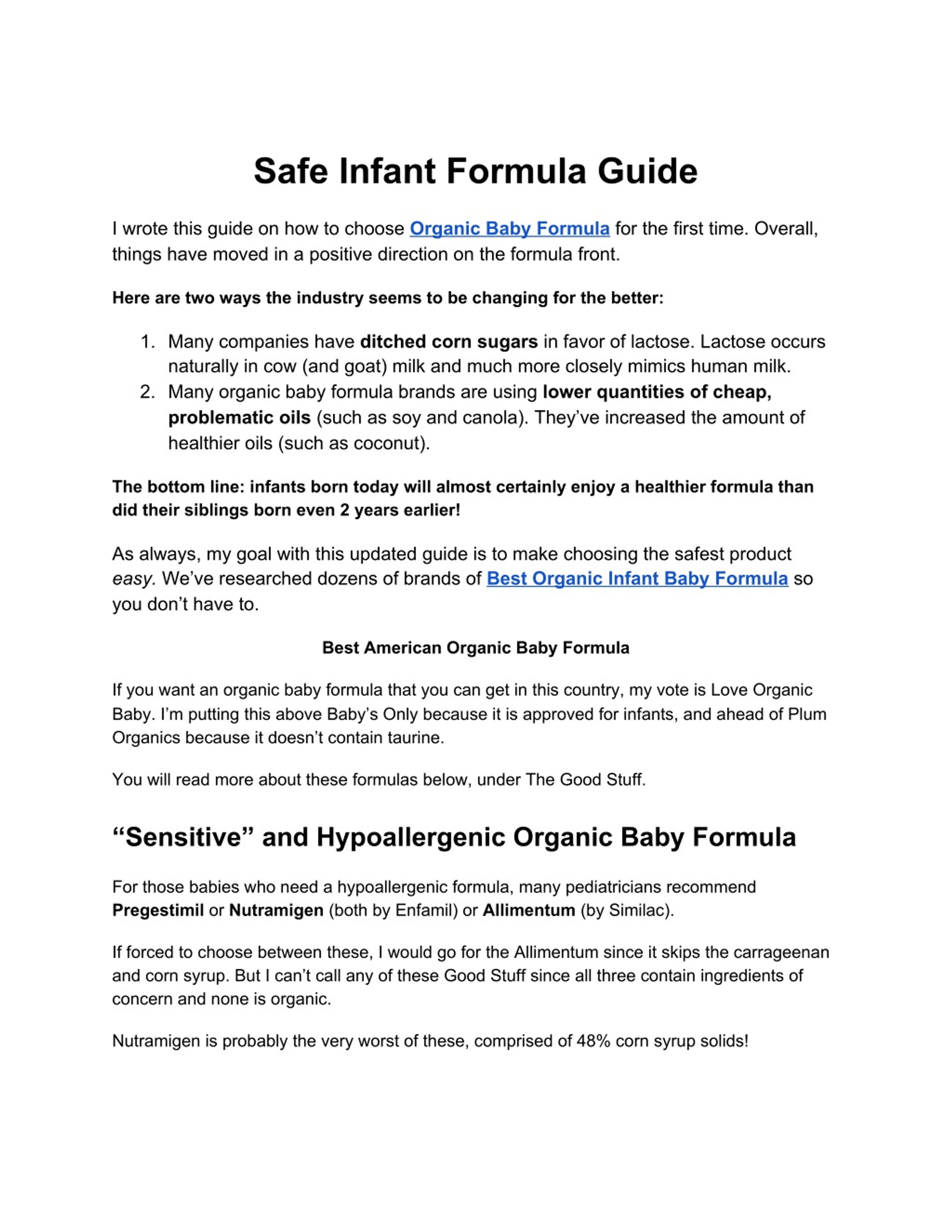 PPT - Safe Infant Formula Guide PowerPoint Presentation, free download ...