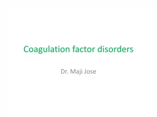 PPT - Coagulation Disorders PowerPoint Presentation, free download - ID ...