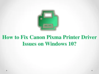 PPT - Fix Scan Related Issues in Canon Printer PowerPoint Presentation ...