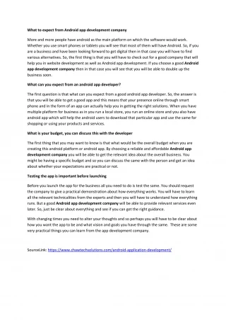 PPT - The Importance of AI in Android App Development PowerPoint ...