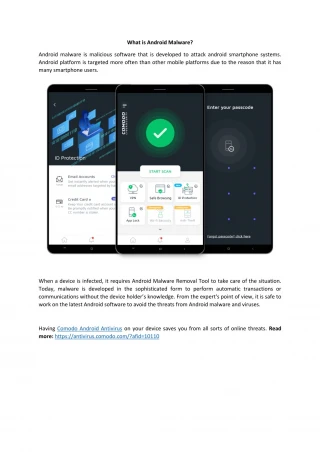 PPT - How to remove virus or Malware from your smartphone PowerPoint ...