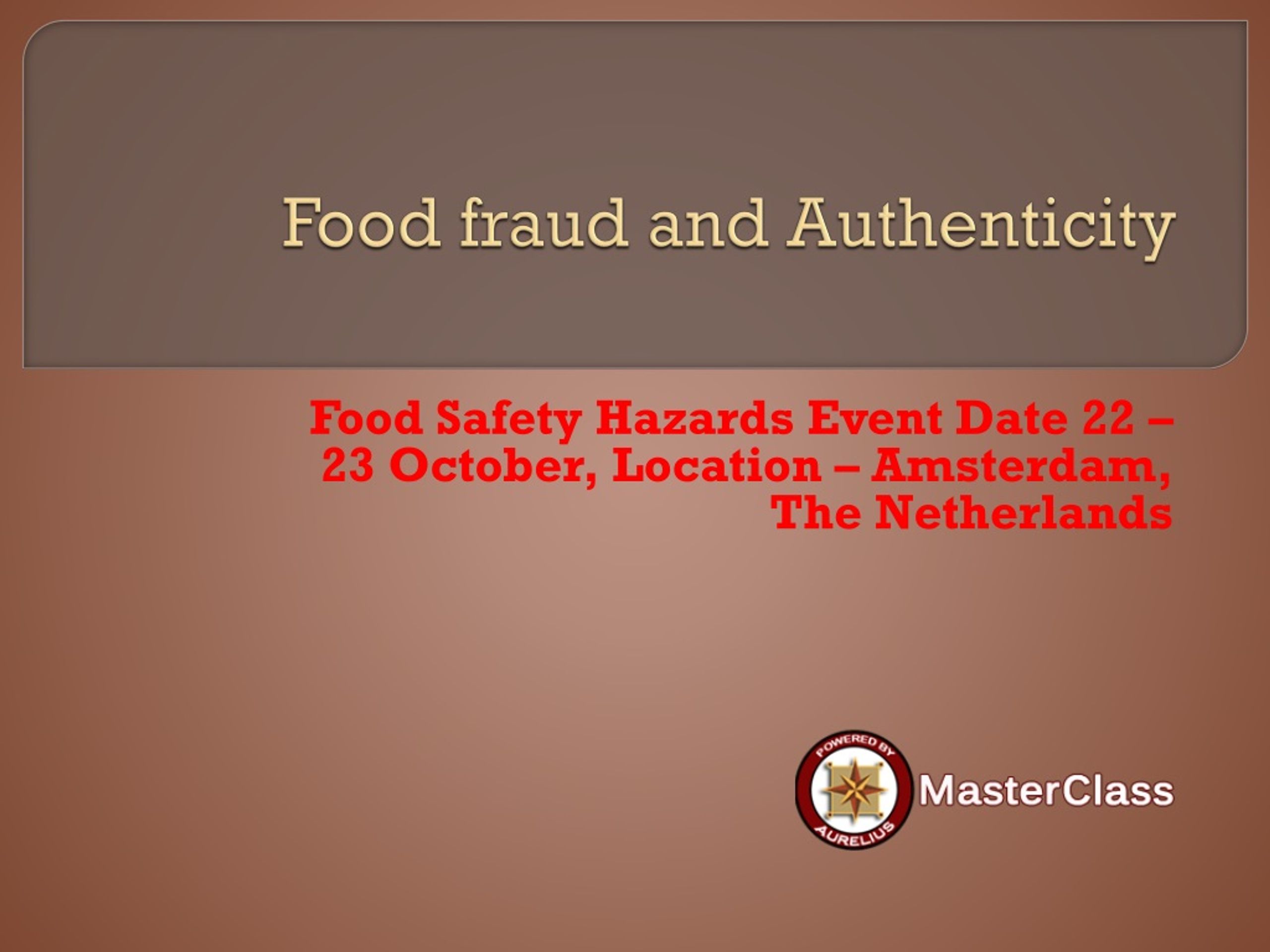 PPT - FOOD FRAUD PowerPoint Presentation, free download - ID:8462813
