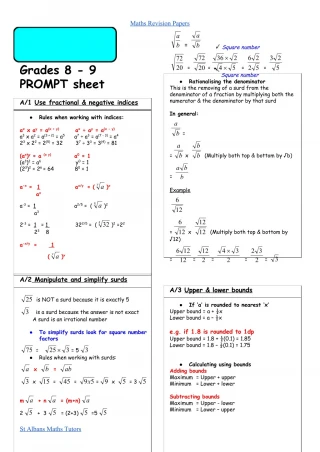 PPT - Maths Test Revision PowerPoint Presentation, free download - ID ...
