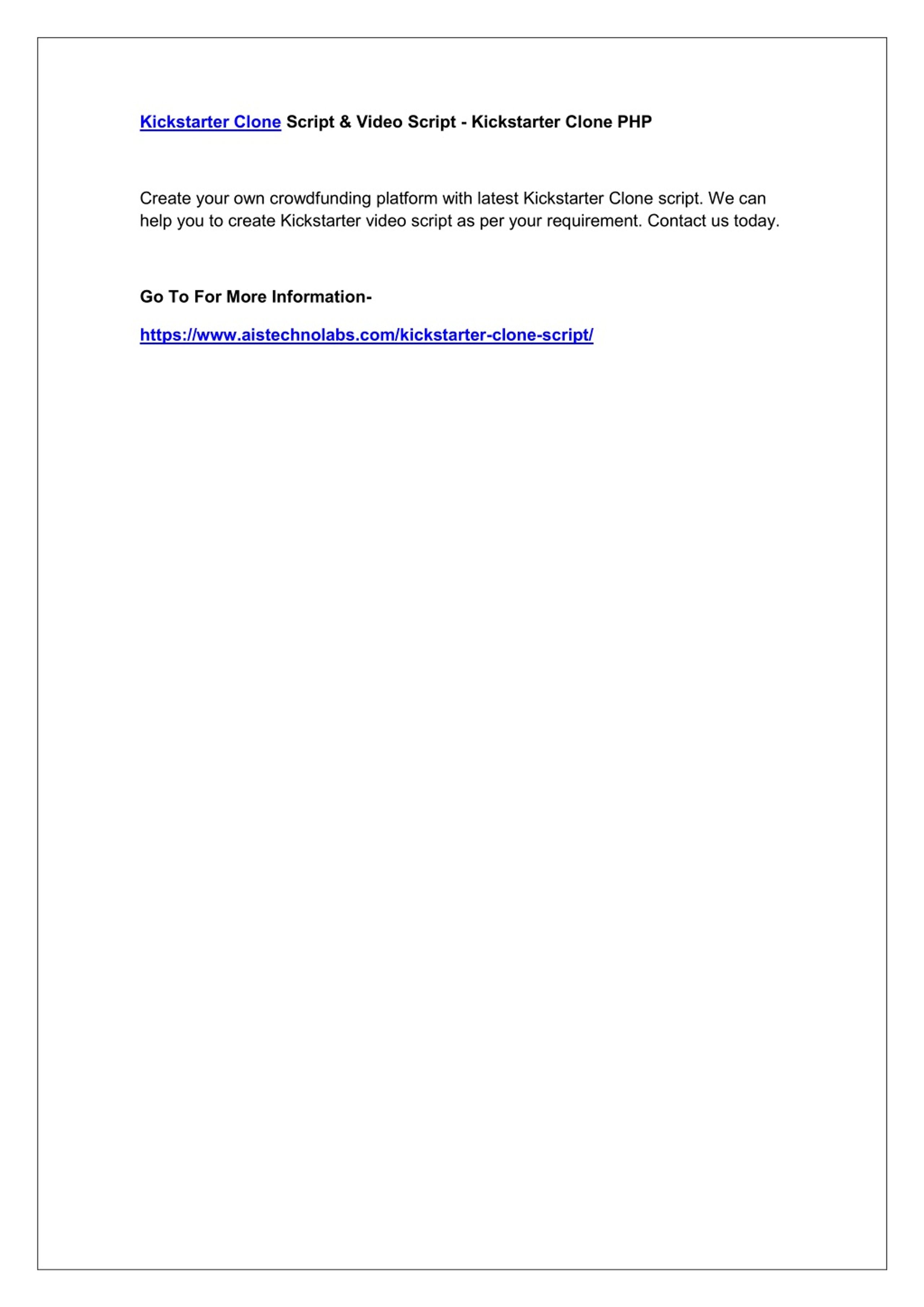 PPT - Kickstarter Clone Script & Video Script - Kickstarter Clone PHP PowerPoint Presentation ...