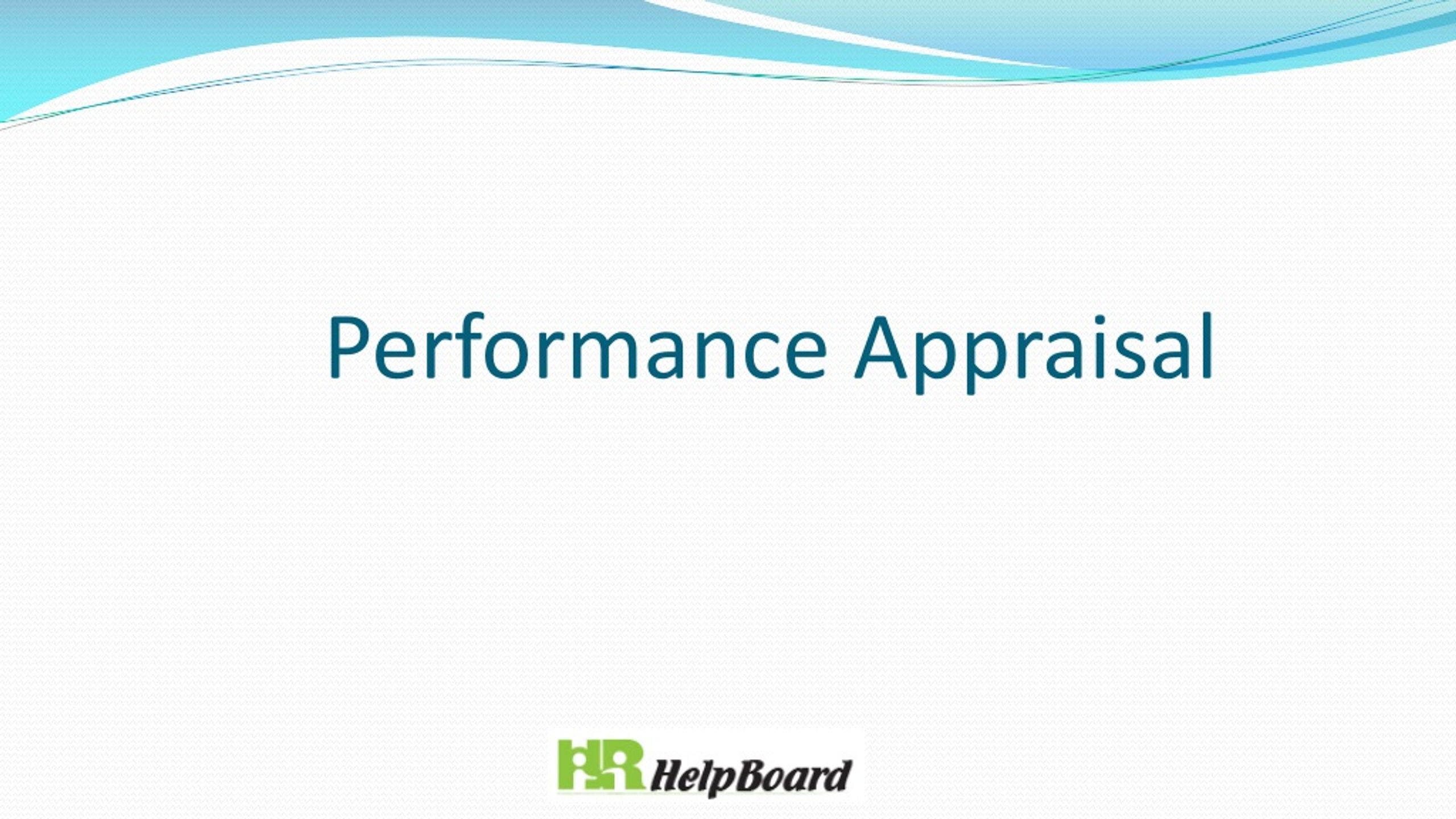 PPT - Performance appraisal PowerPoint Presentation, free download - ID ...