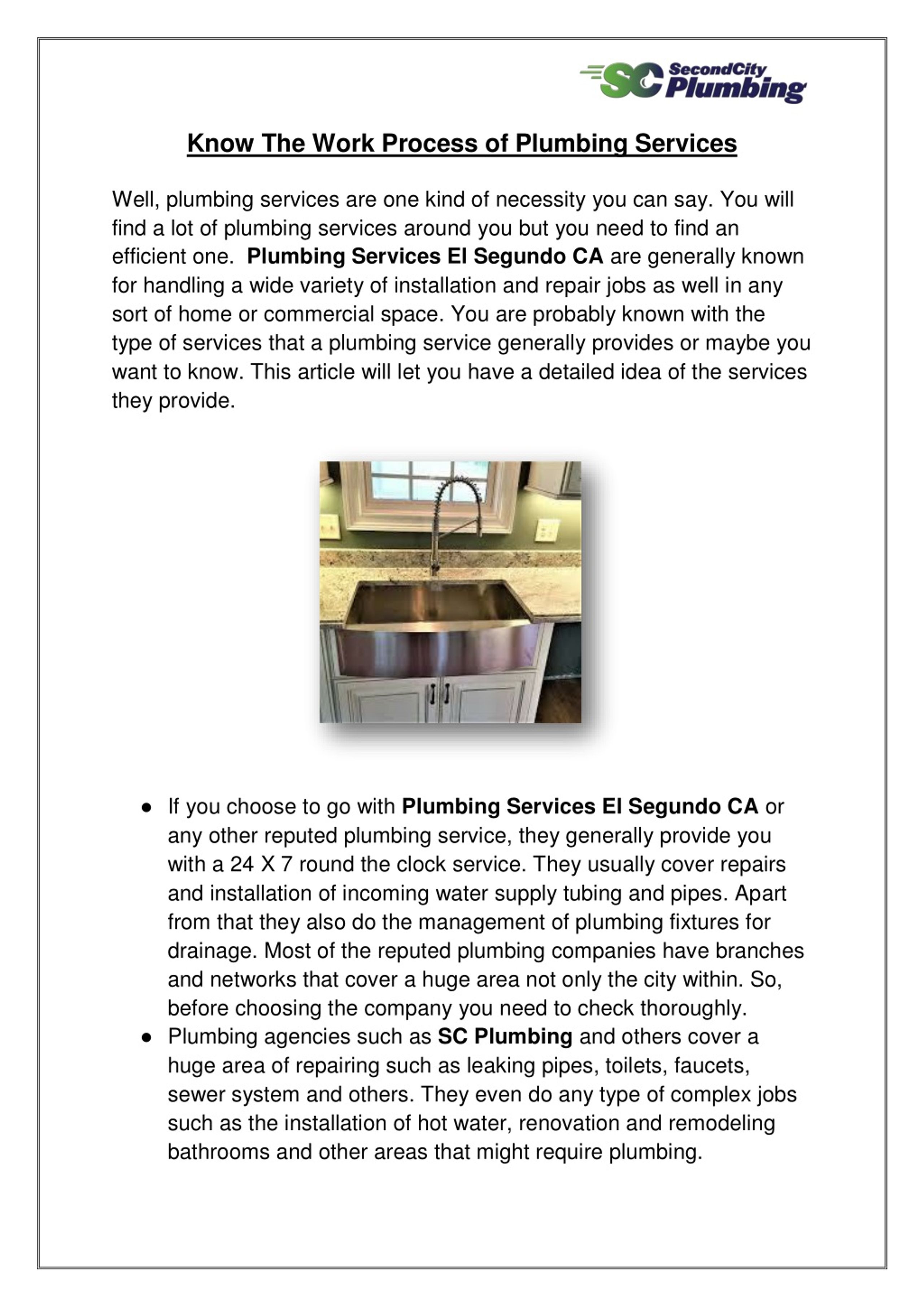 PPT - Know the work process of Plumbing Services PowerPoint ...