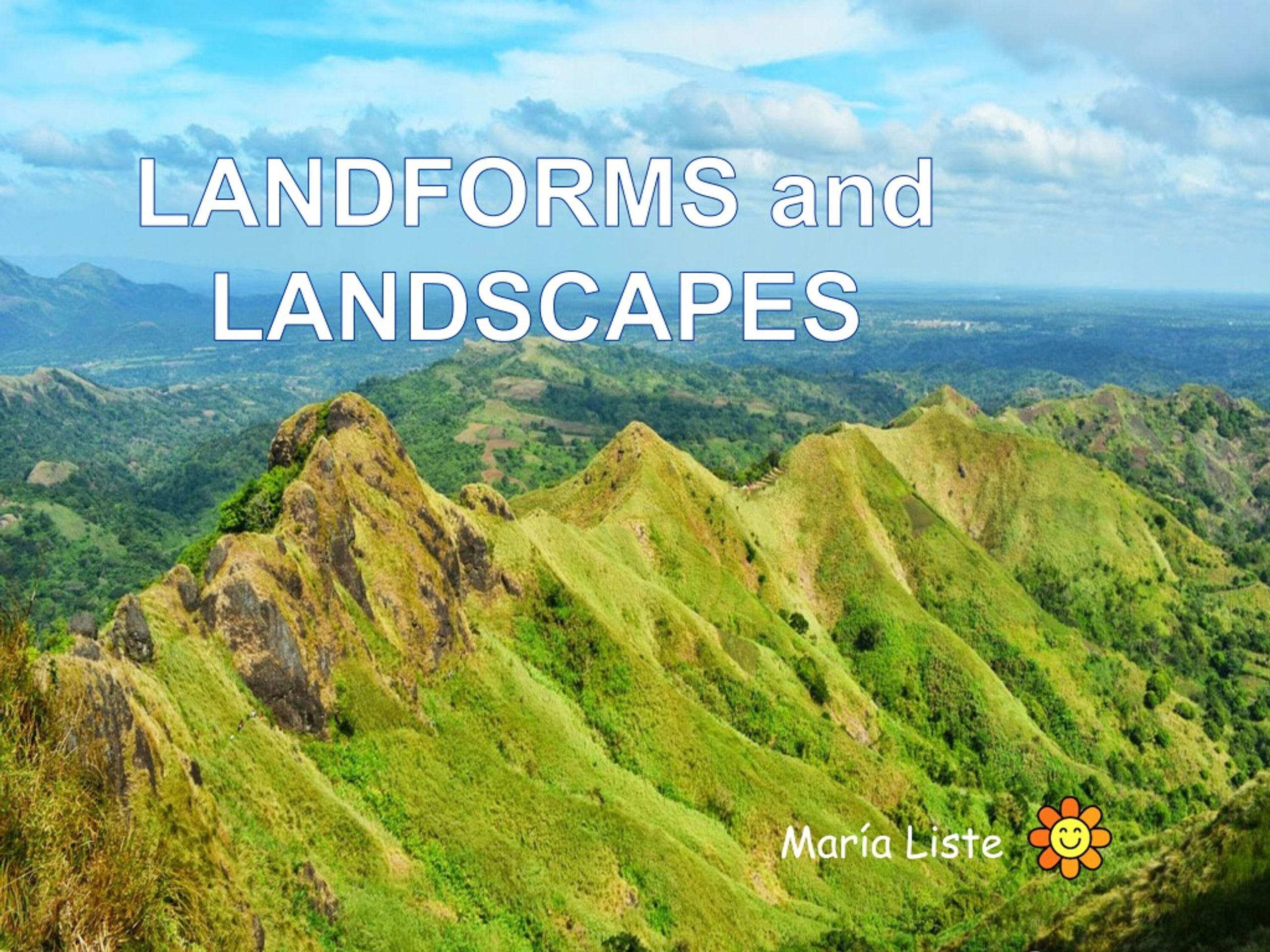 PPT - Landforms and landscapes PowerPoint Presentation, free download ...