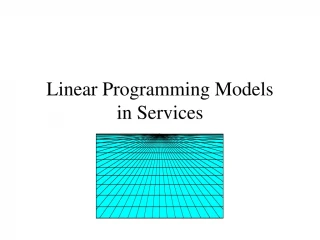 PPT - Linear Programming Models: Graphical Methods PowerPoint ...