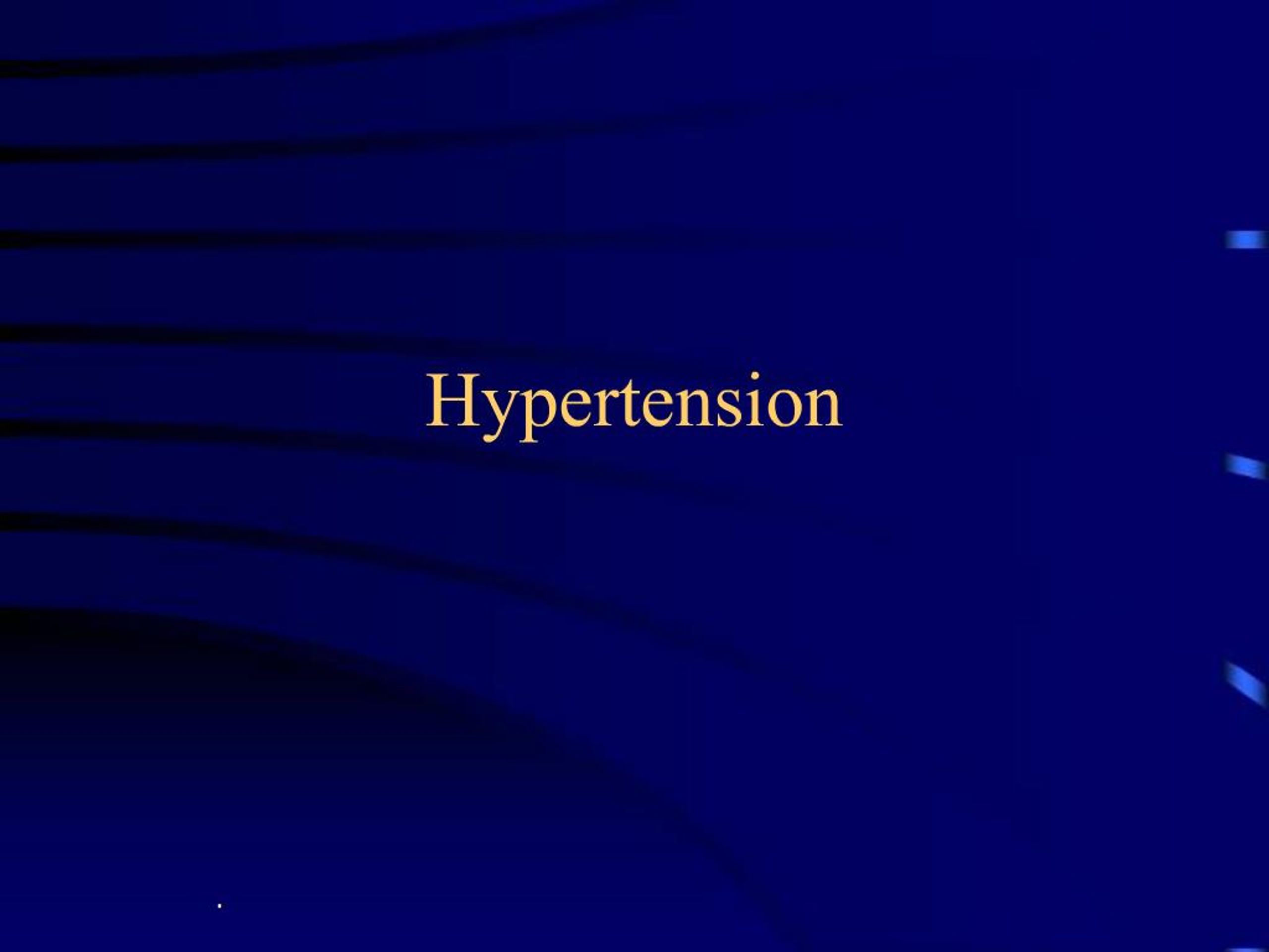 PPT - Hypertension PowerPoint Presentation, free download - ID:850647