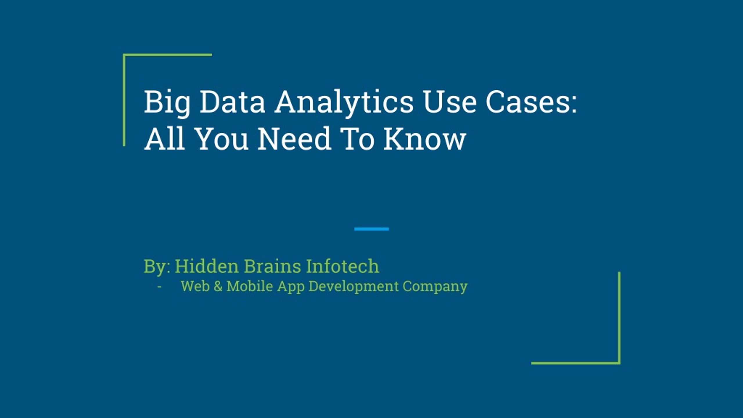 PPT - Big Data Analytics Use Cases: All You Need To Know PowerPoint ...