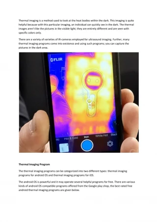 PPT - Thermal Imaging Camera Training PowerPoint Presentation, free ...