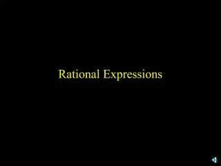 PPT - Rational Expressions PowerPoint Presentation, free download - ID ...
