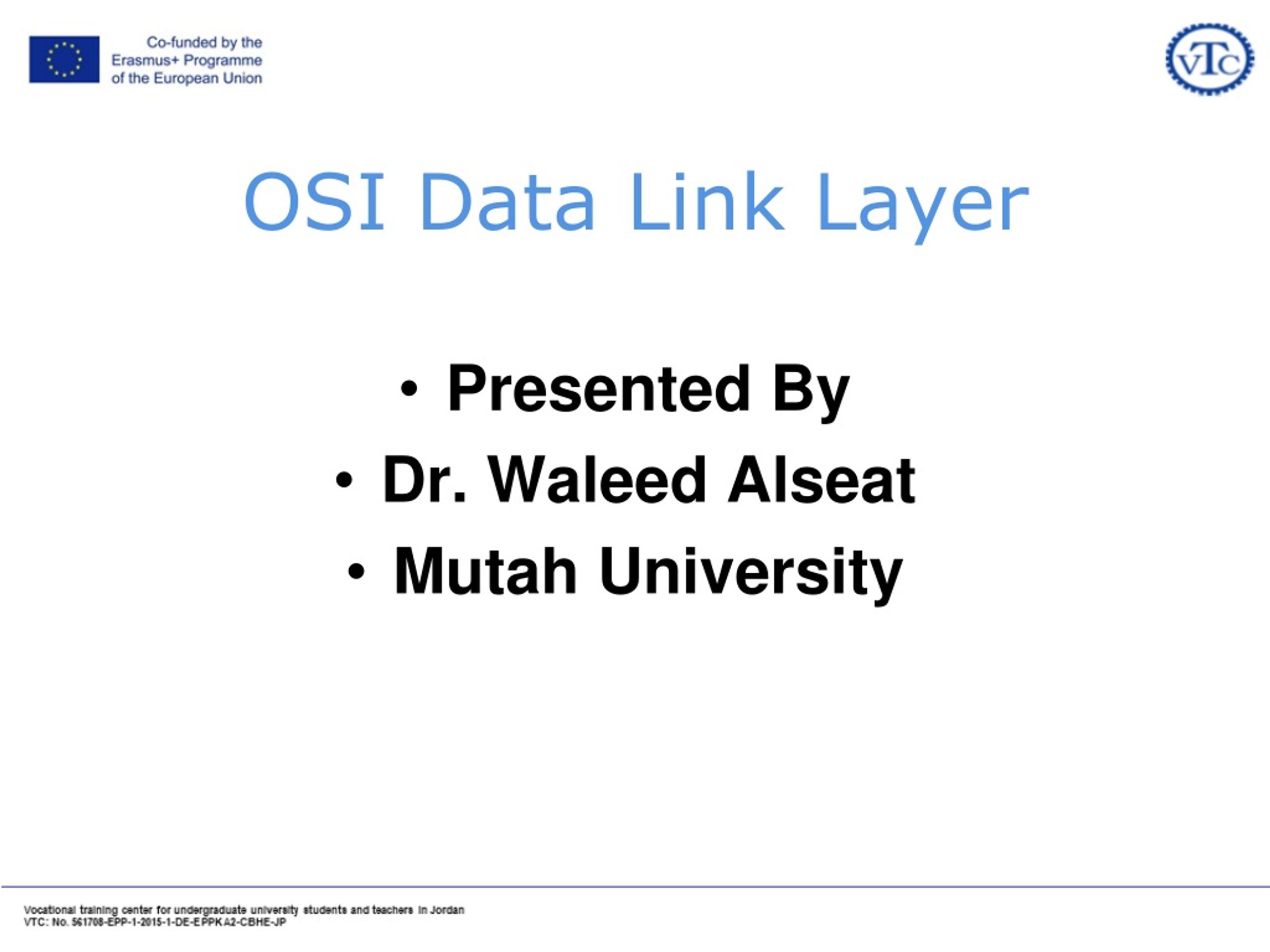 PPT - OSI Data Link Layer PowerPoint Presentation, free download - ID ...