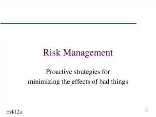 PPT - 3. Risk Management PowerPoint Presentation, free download - ID ...