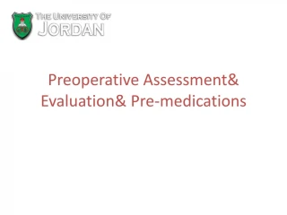 PPT - Preoperative assessment PowerPoint Presentation, free download ...