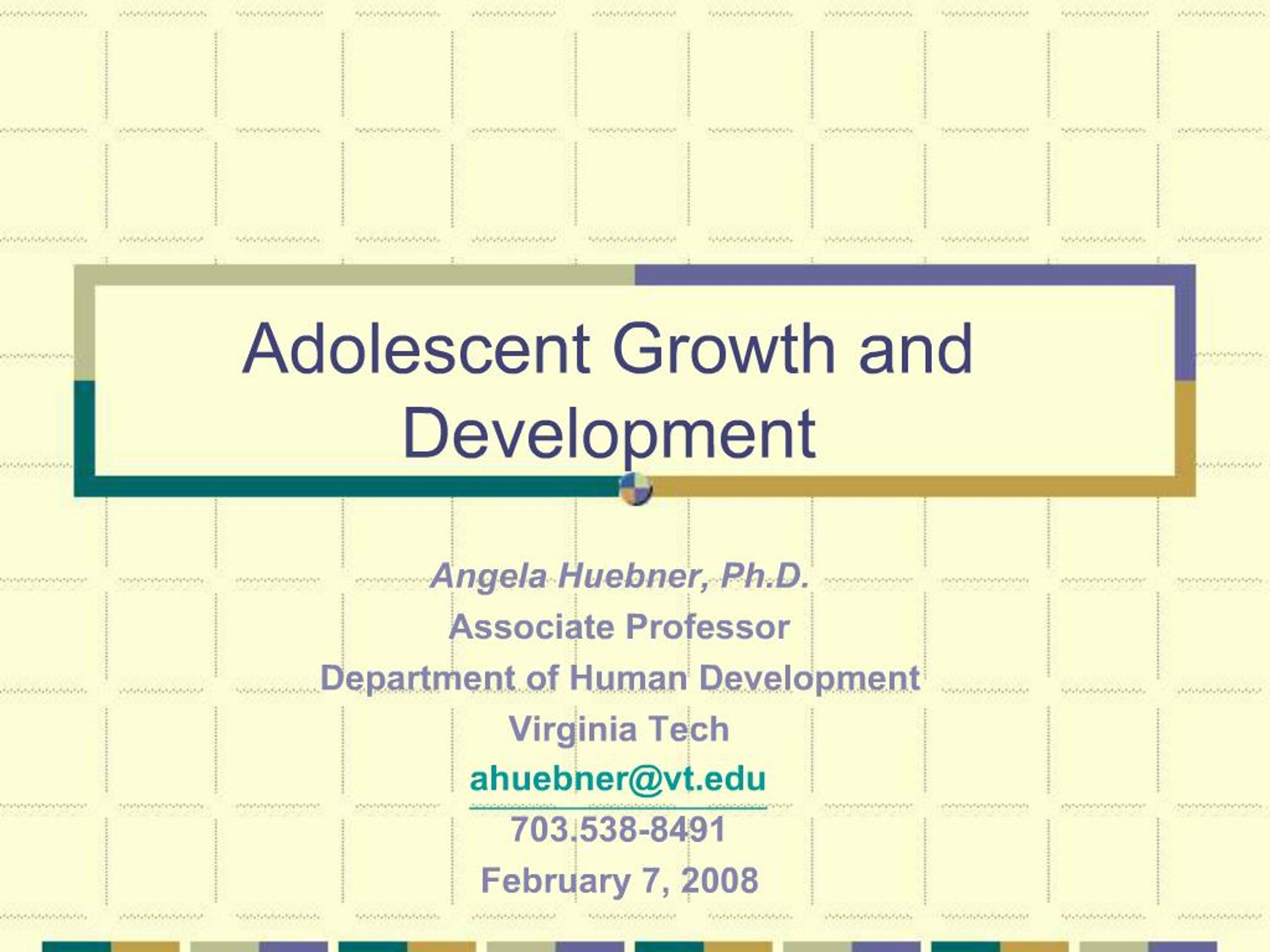PPT - Adolescent Growth and Development PowerPoint Presentation, free ...