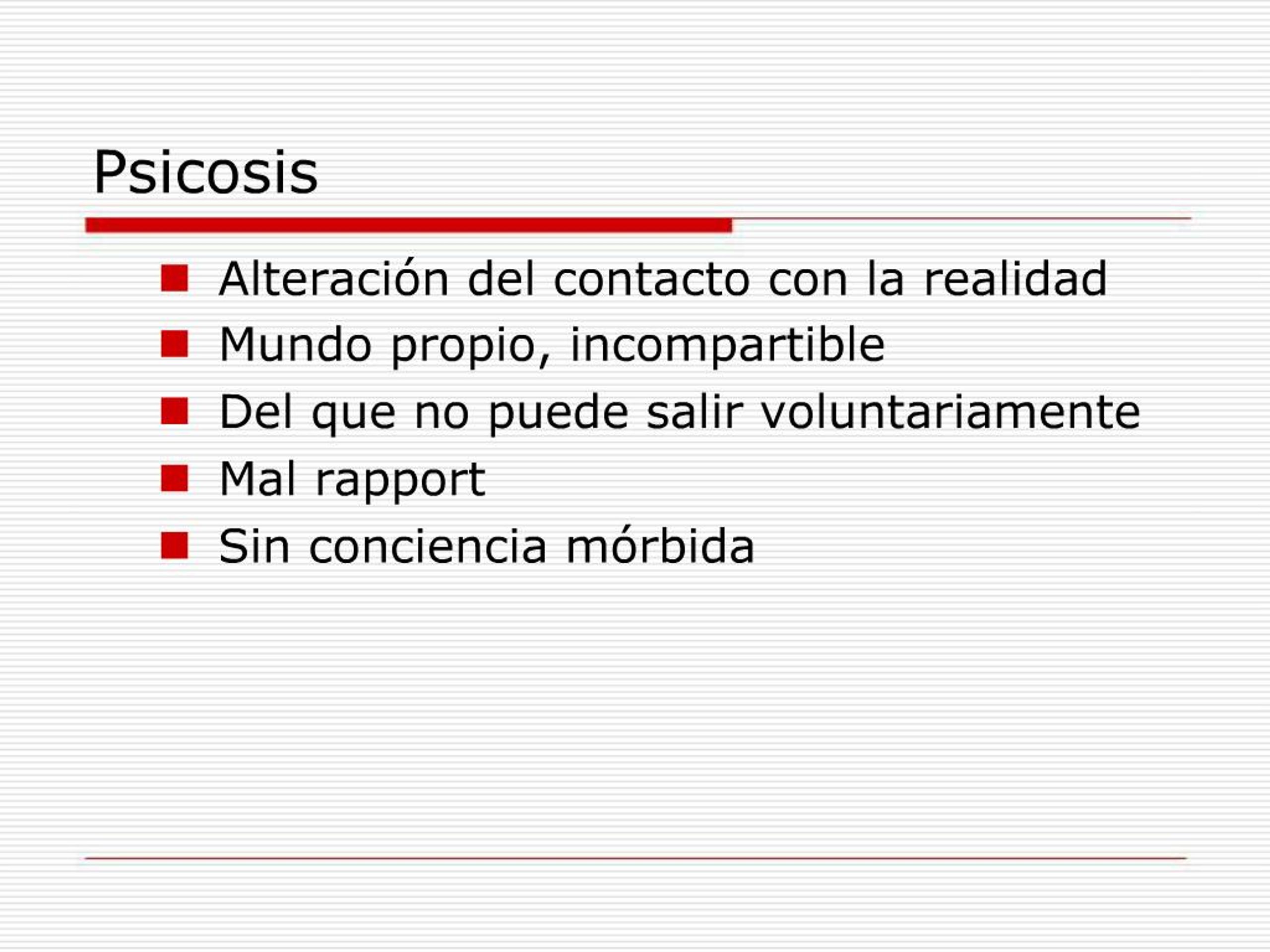 PPT - Psicosis agudas PowerPoint Presentation, free download - ID:860391
