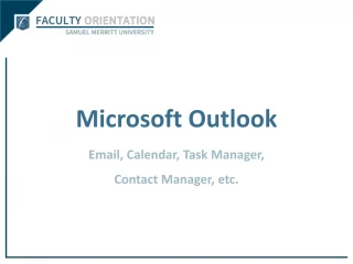 PPT - Microsoft Outlook and Its Features PowerPoint Presentation, free ...