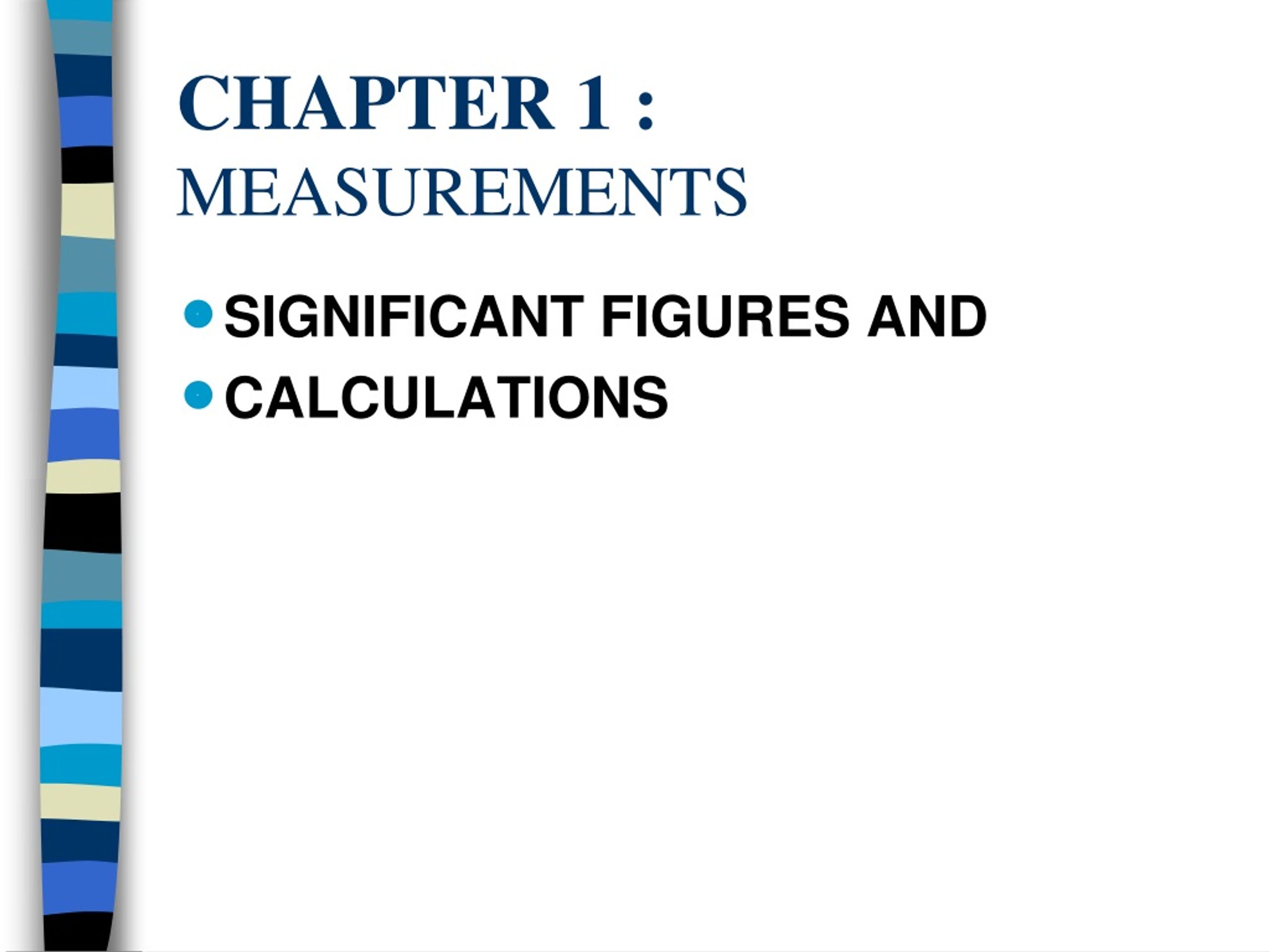 PPT - CHAPTER 1 : MEASUREMENTS PowerPoint Presentation, free download ...
