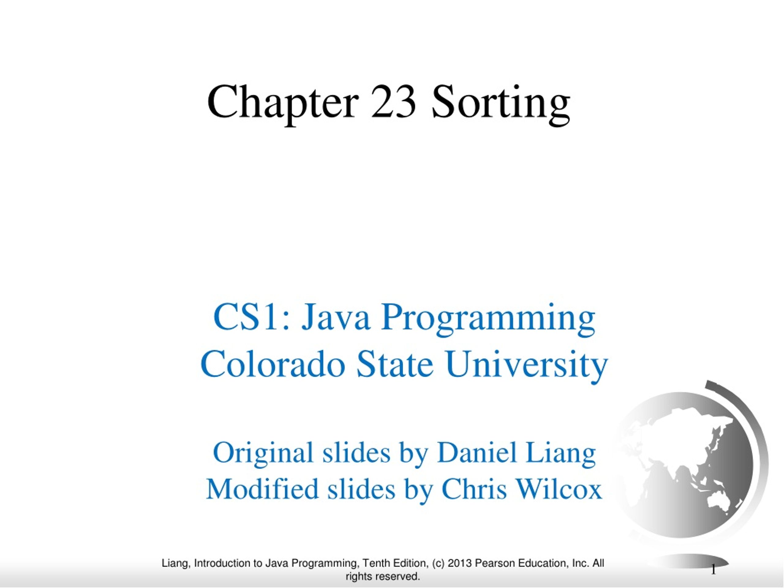 PPT - Chapter 23 Sorting PowerPoint Presentation, free download - ID:861592