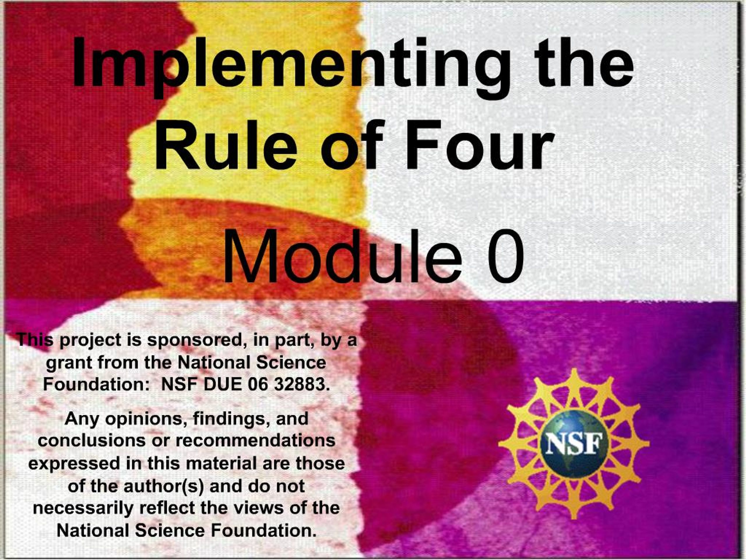 PPT - Implementing the Rule of Four PowerPoint Presentation, free ...