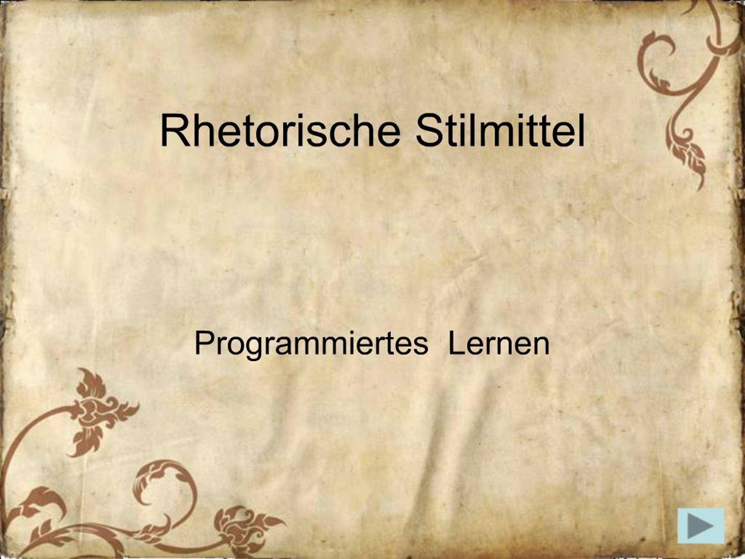 PPT - Rhetorische Stilmittel PowerPoint Presentation, free download ...