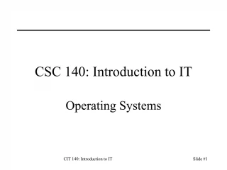 PPT - CSC 242 Introduction to Telecommunications Systems PowerPoint ...