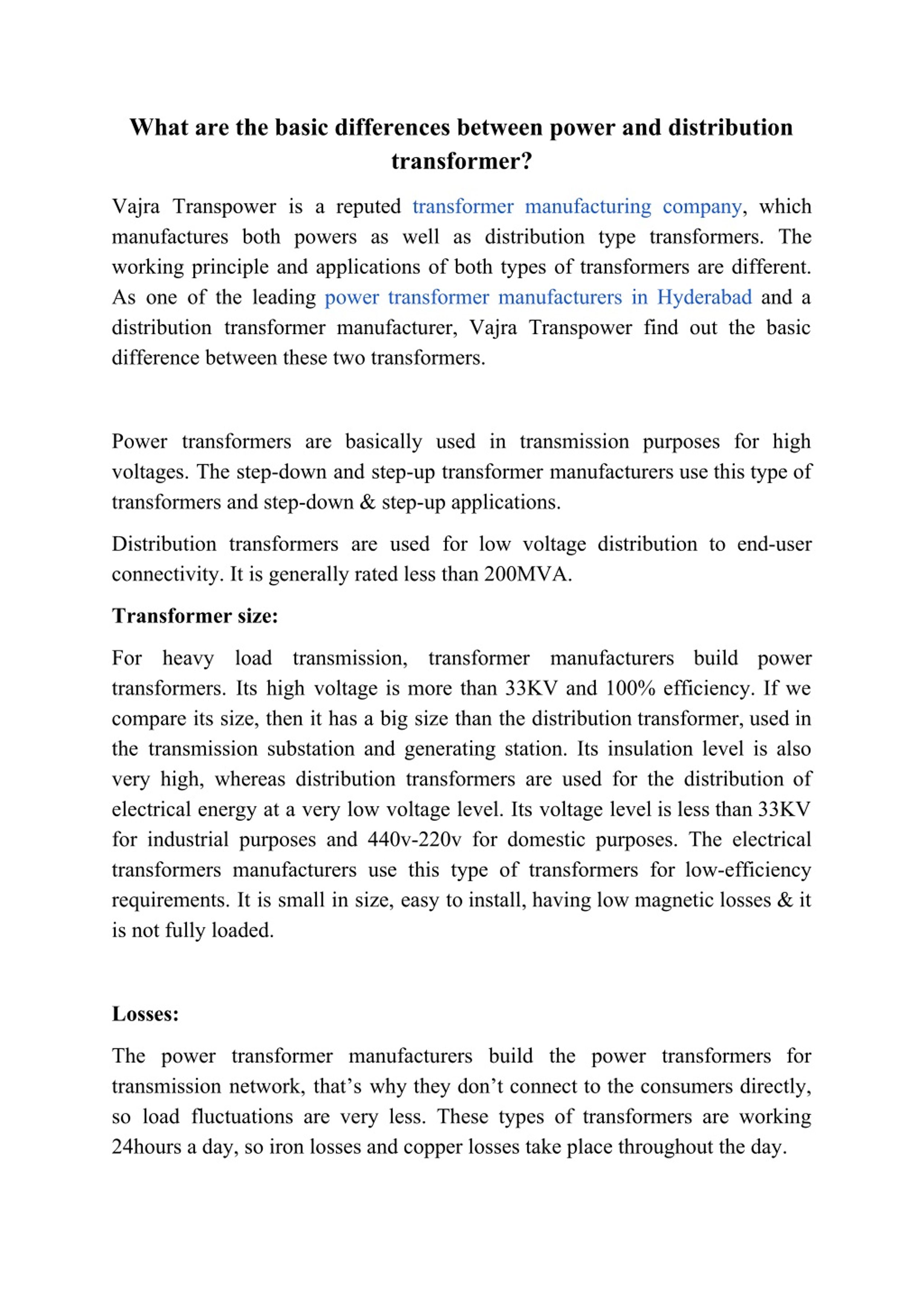 PPT - What are the basic differences between power and distribution ...