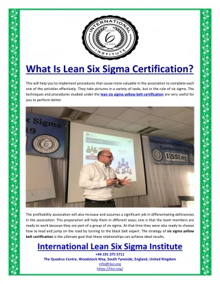PPT - Effective lean six sigma certification online PowerPoint ...