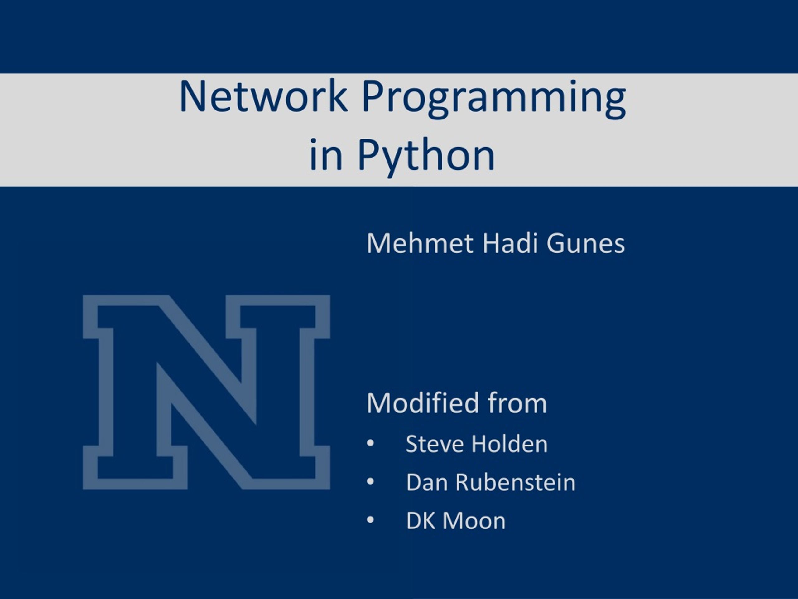 PPT - Network Programming in Python PowerPoint Presentation, free download - ID:8710813