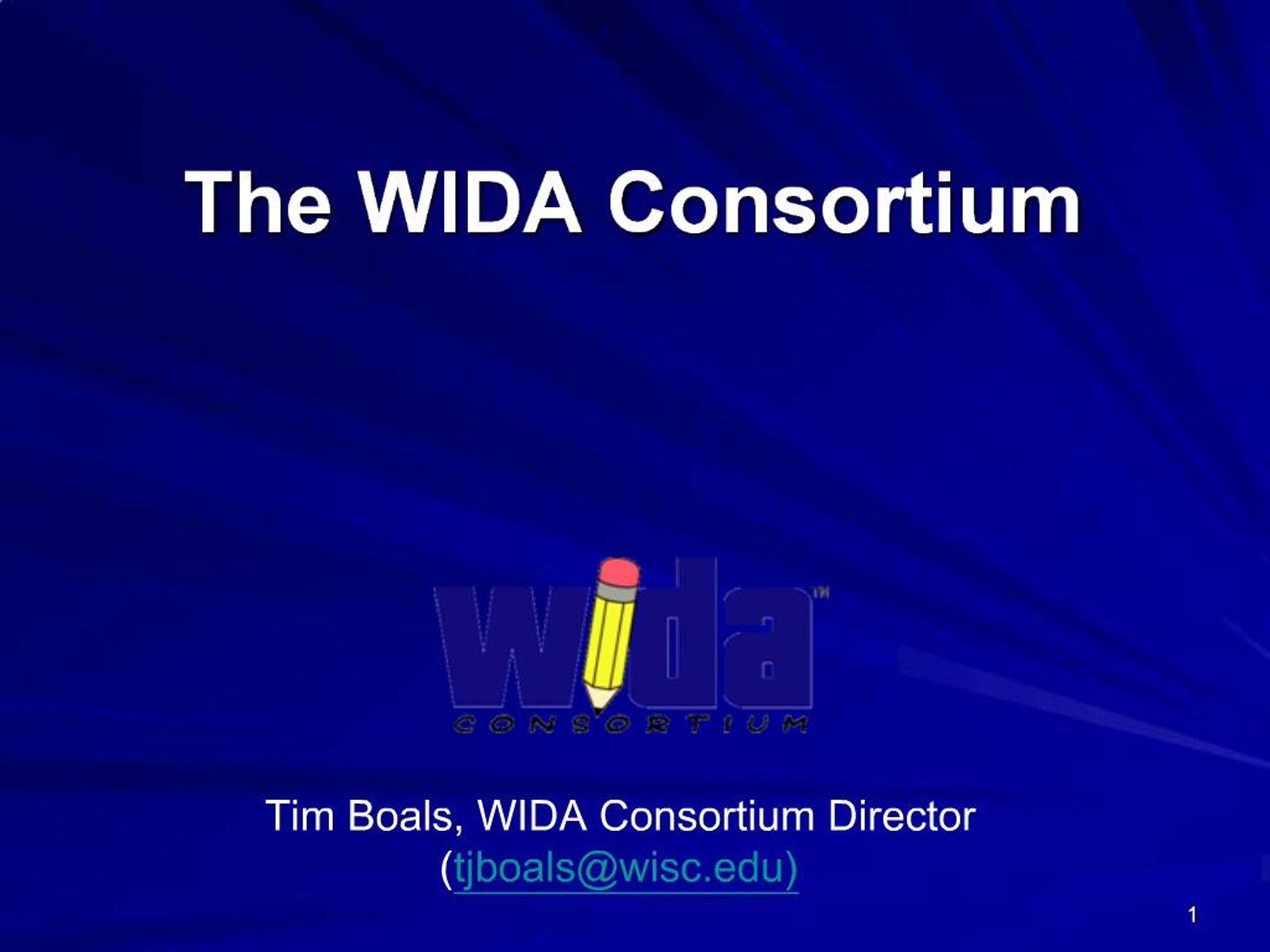 PPT - The WIDA Consortium PowerPoint Presentation, free download - ID ...