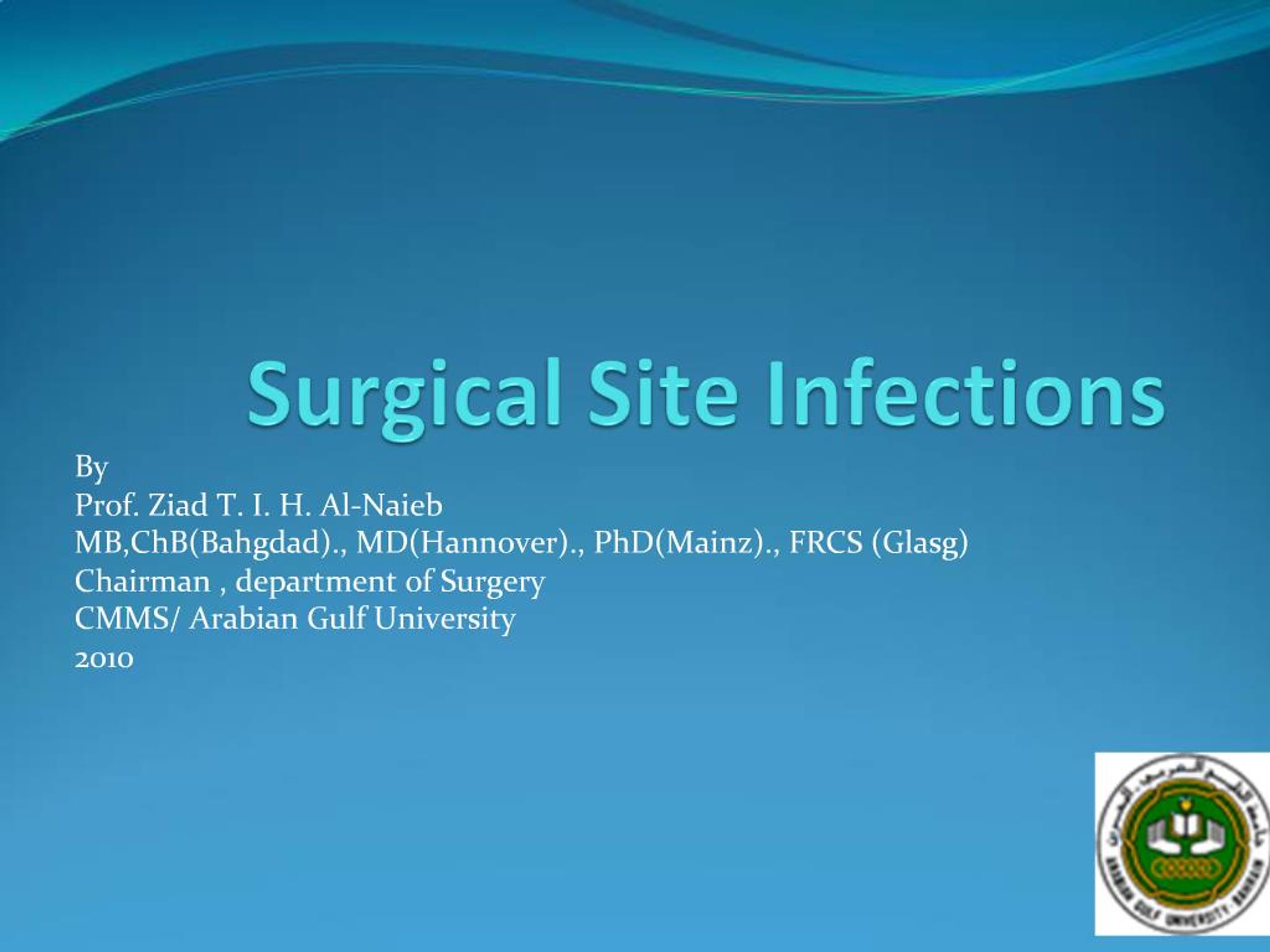 PPT - Surgical Site Infections PowerPoint Presentation, free download ...