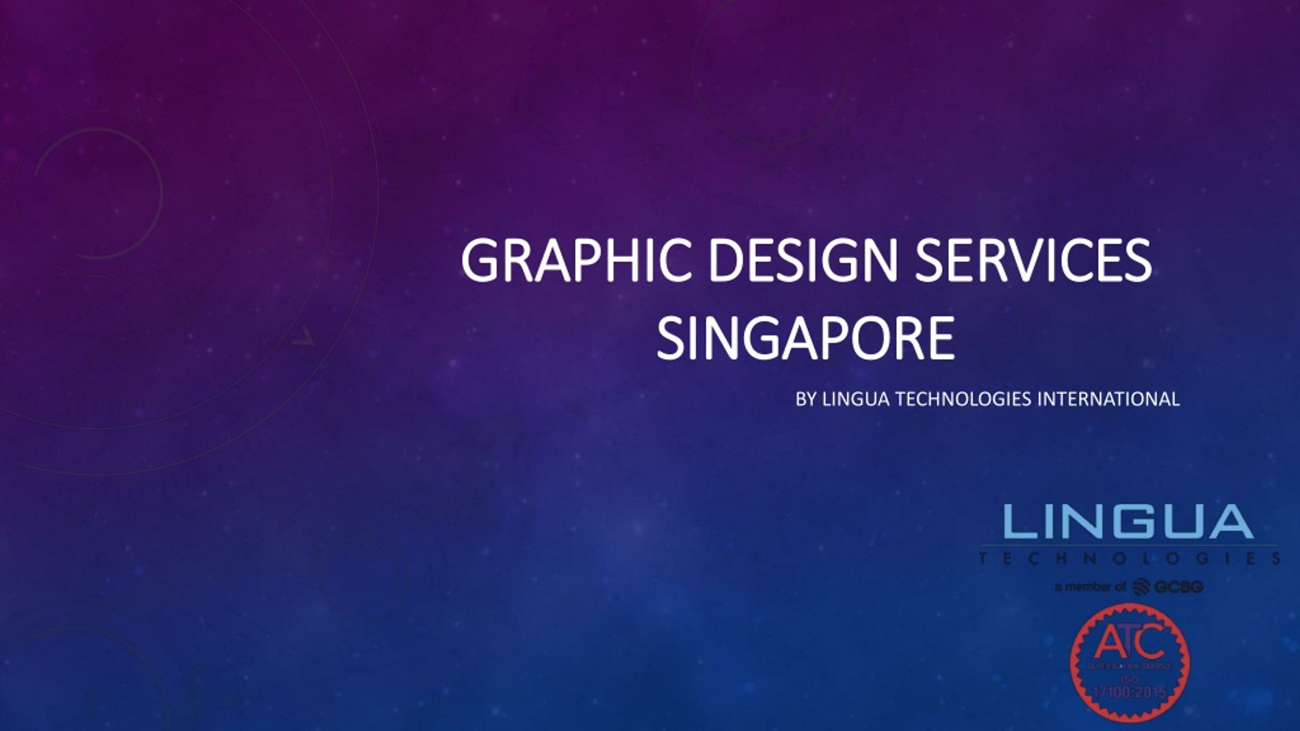 PPT - Graphic Design Services Singapore | Lingua Technologies ...