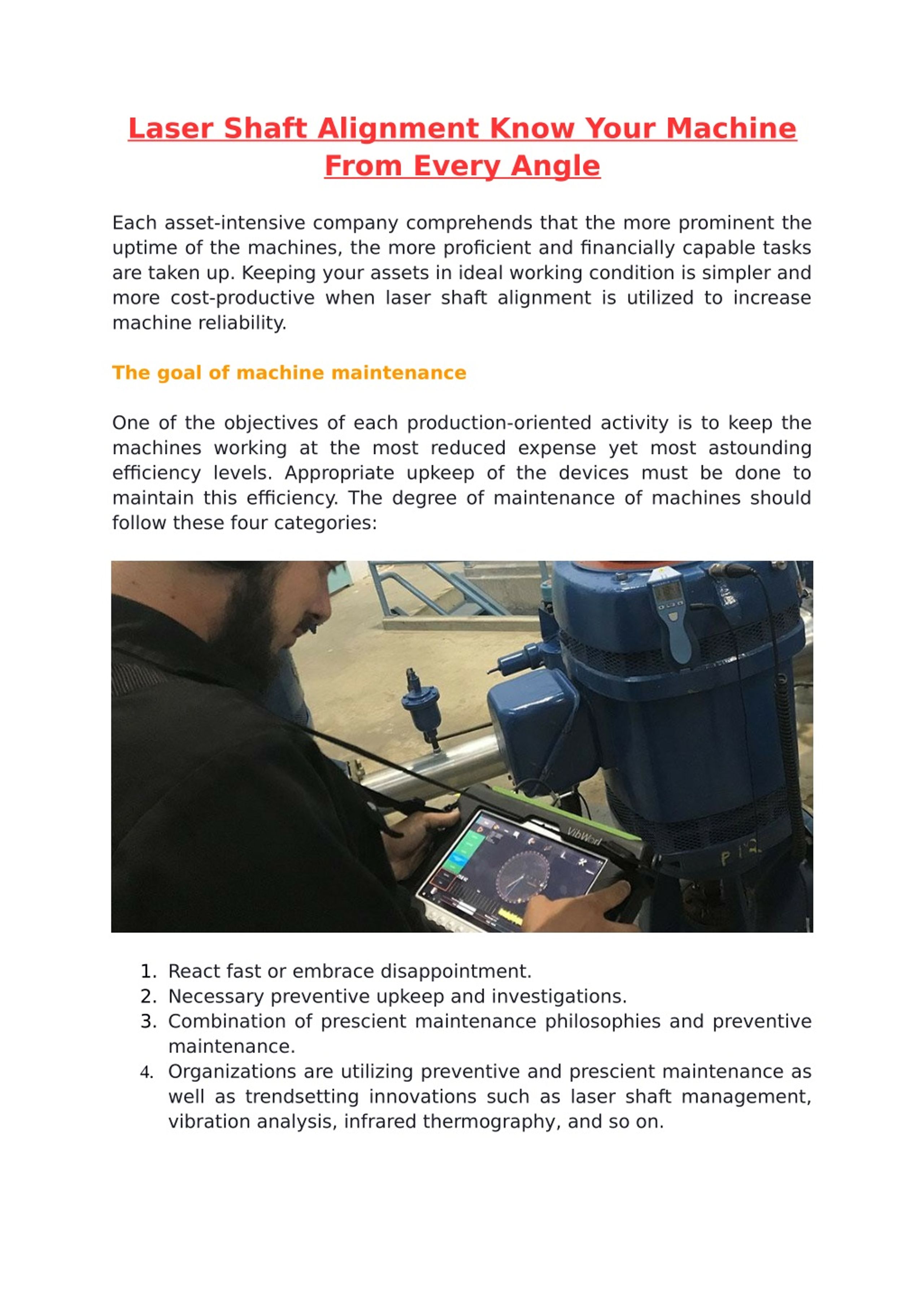 PPT - Laser Shaft Alignment Know Your Machine From Every Angle ...