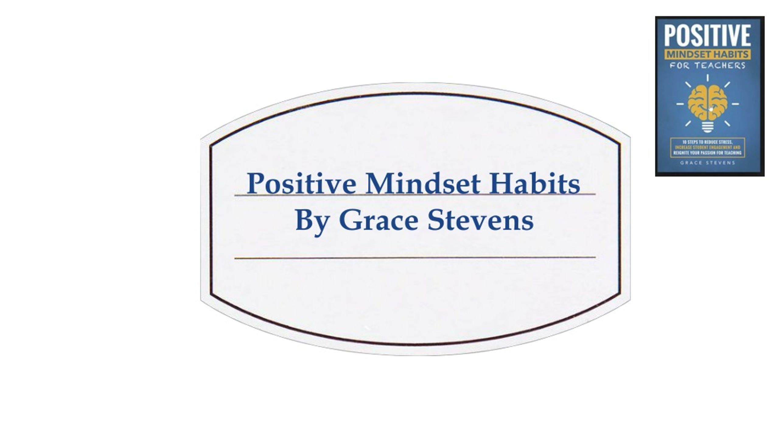 PPT - Cultivating a Positive Mindset: The Power of Habits PowerPoint ...