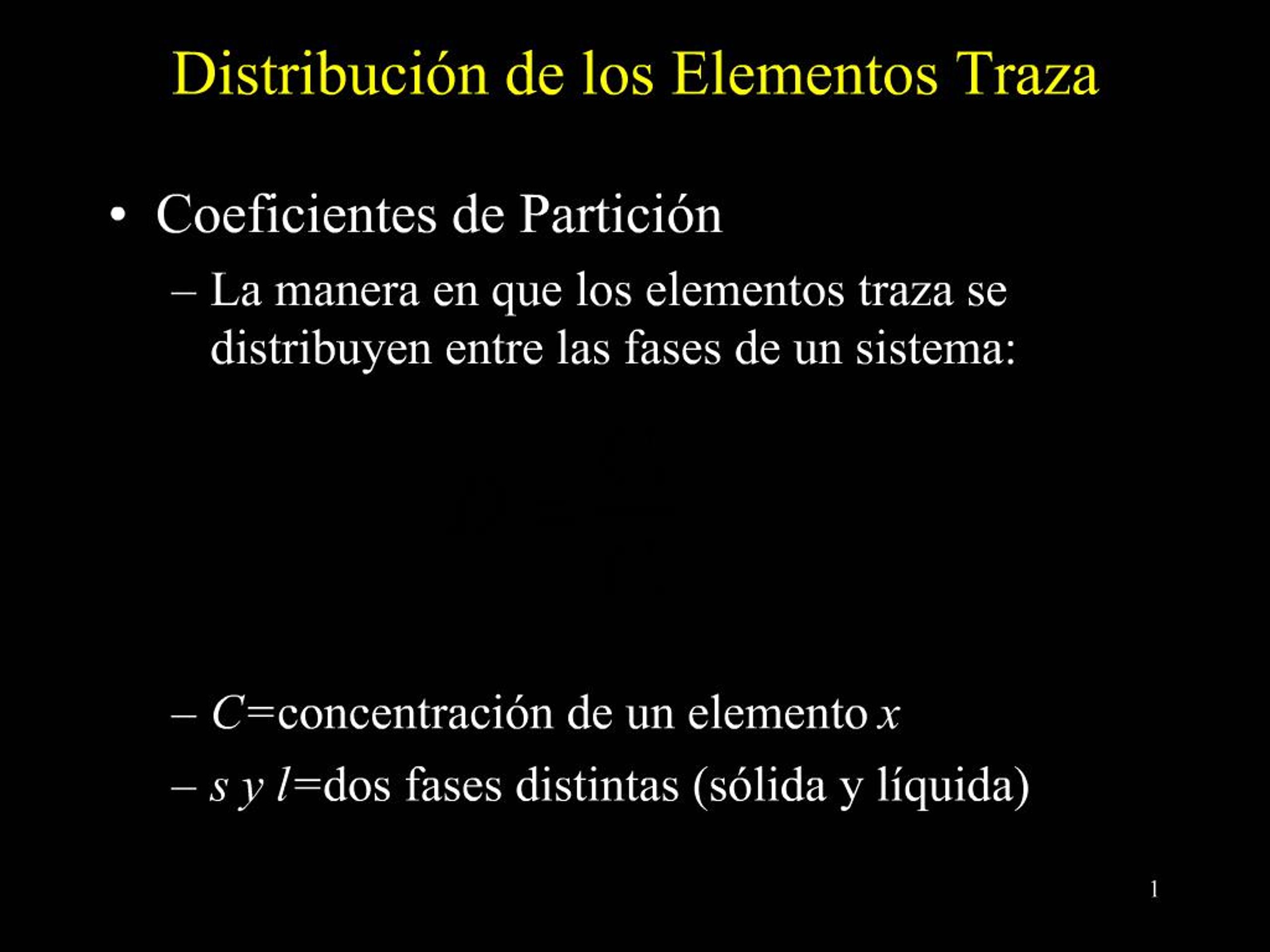 PPT - Distribuci n de los Elementos Traza PowerPoint Presentation, free ...