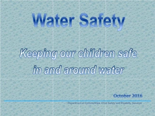 PPT - Water Safety PowerPoint Presentation, free download - ID:5597906