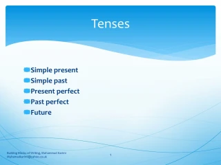 PPT - COMPOUND TENSES PowerPoint Presentation, free download - ID:5374116