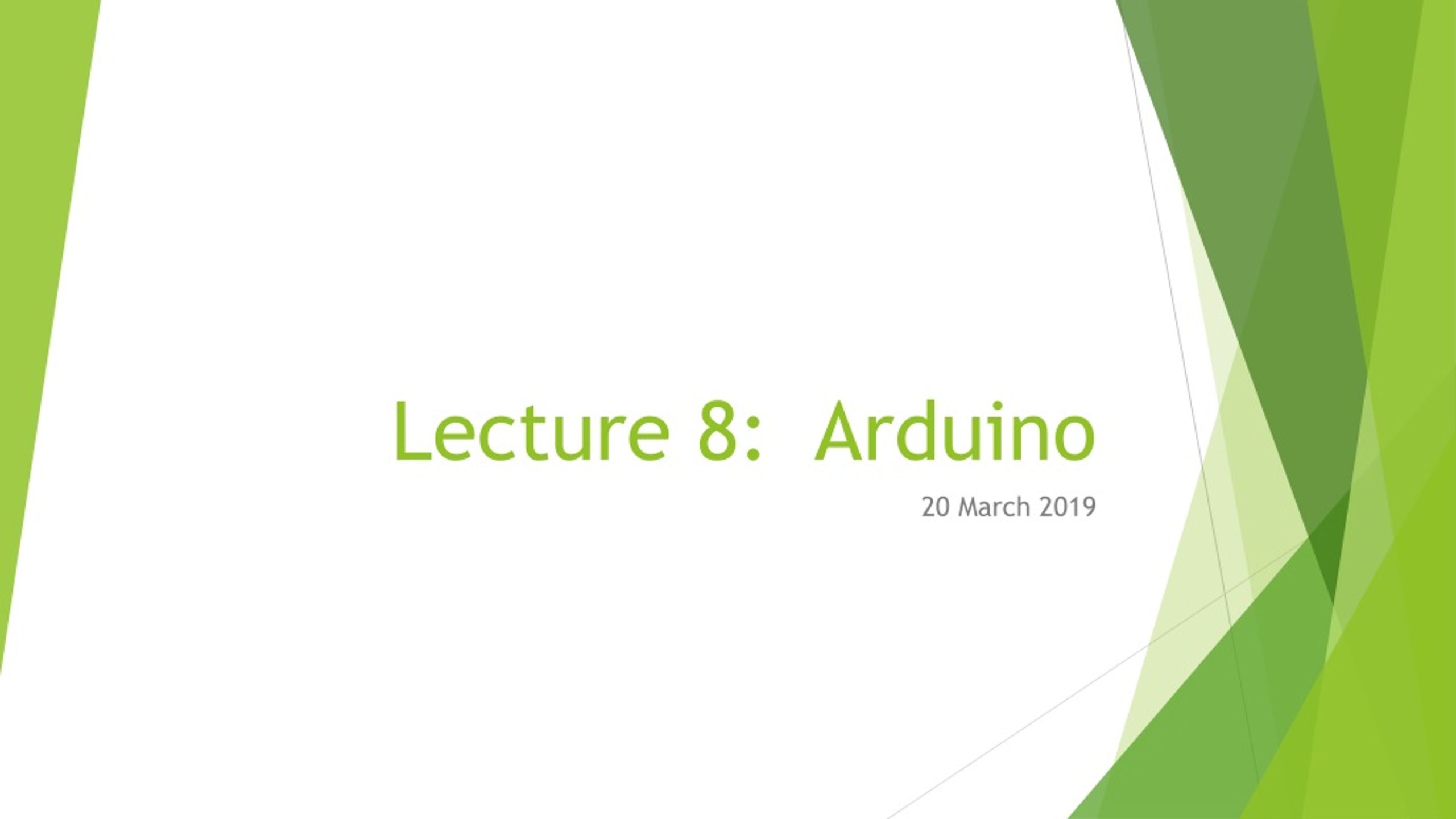 PPT - Introduction to Arduino in Python: Embedded Systems Lecture ...