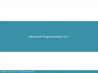 PPT - Advanced C Programming PowerPoint Presentation, free download ...