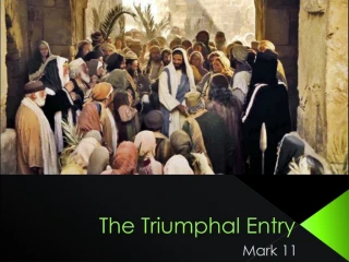 PPT - Palm Sunday Walk Jesus Triumphal Entry into Jerusalem PowerPoint ...