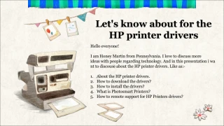 PPT - The Latest Method to Install HP Printer Driver On PC PowerPoint ...