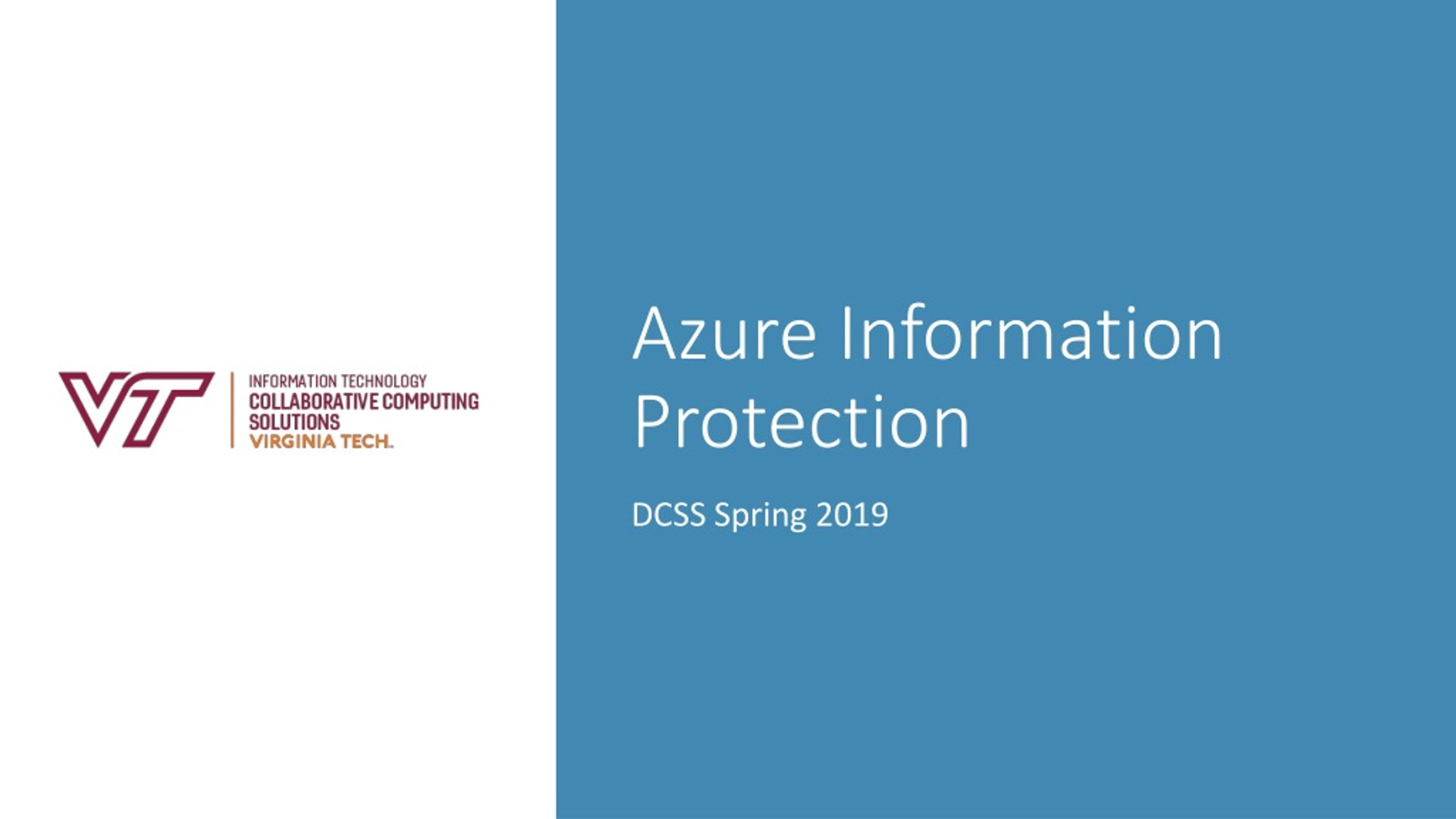 PPT - Azure Information Protection Launch: Details for Spring 2019 ...