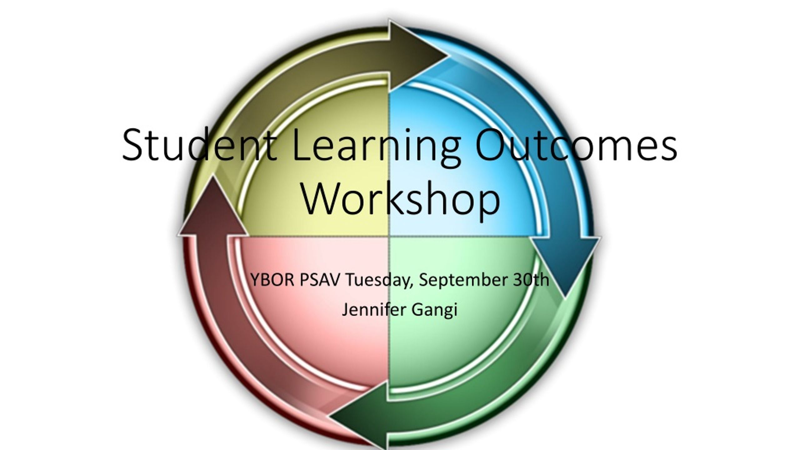 PPT - Student Learning Outcomes Workshop at YBOR PSAV PowerPoint ...