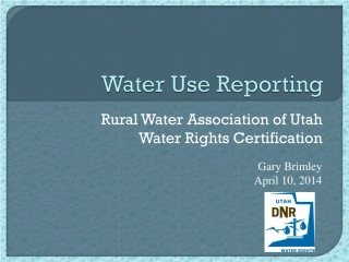 PPT - Water Use PowerPoint Presentation, free download - ID:9531230