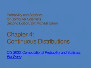 PPT - Continuous Random Variables PowerPoint Presentation, free download - ID:1371809